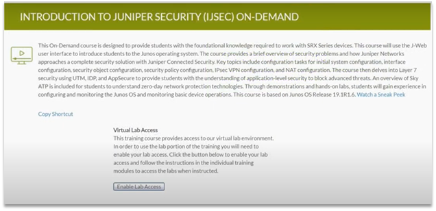 How to Enroll in On-Demand training? – Juniper Education Services